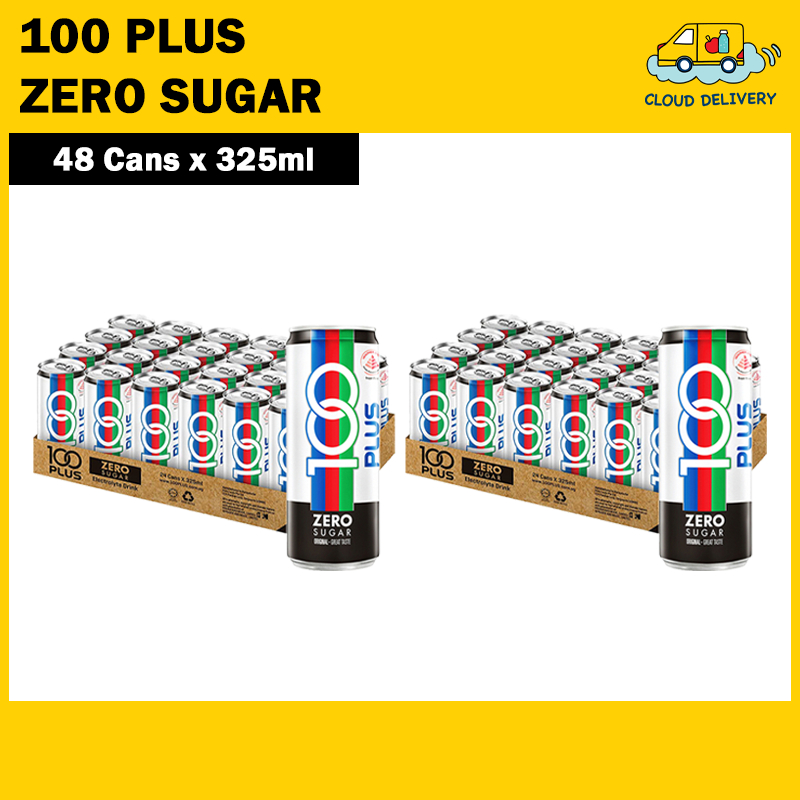 [Bundle of 2] 100 Plus Zero Sugar Can (24 x 325ml) | Shopee Singapore