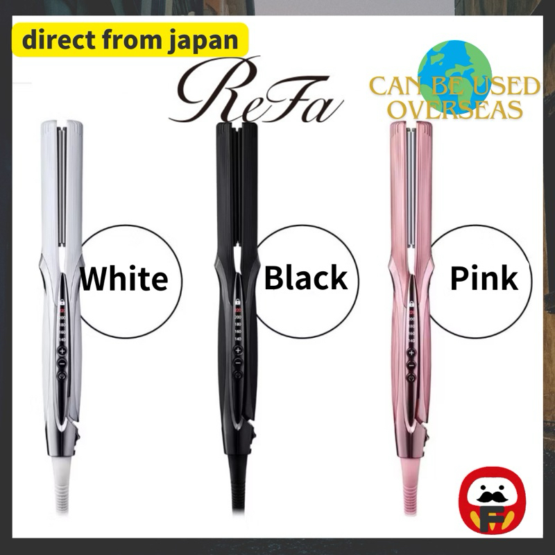 New ReFa STRAIGHT IRON PRO ReFa Straight Iron Pro for overseas use Can be used without voltage ...