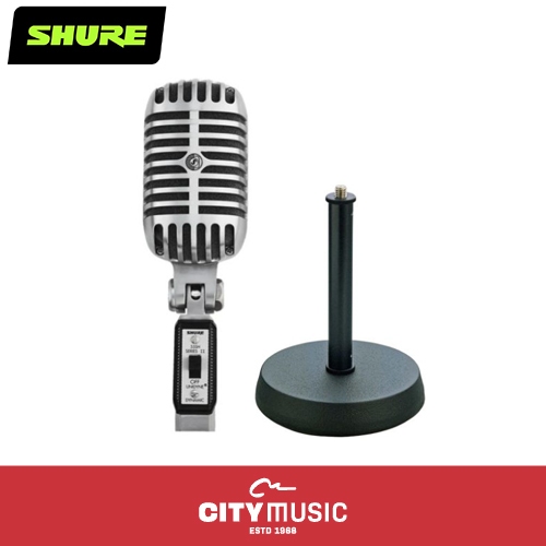 Shure 55SH Series II Cardioid Dynamic Vocal Microphone With K&M ...