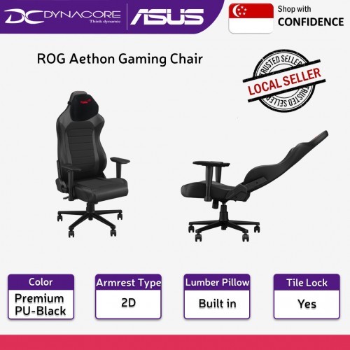 ASUS ROG Aethon Gaming Chair (Ergonomic, Steel Frame, Dual Density Seat ...