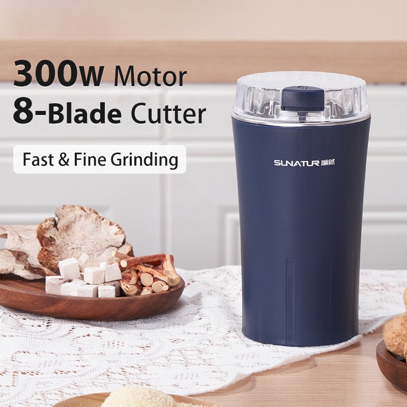 Electric coffee grinder, powerful ultra-fine grinder, food grinder ...