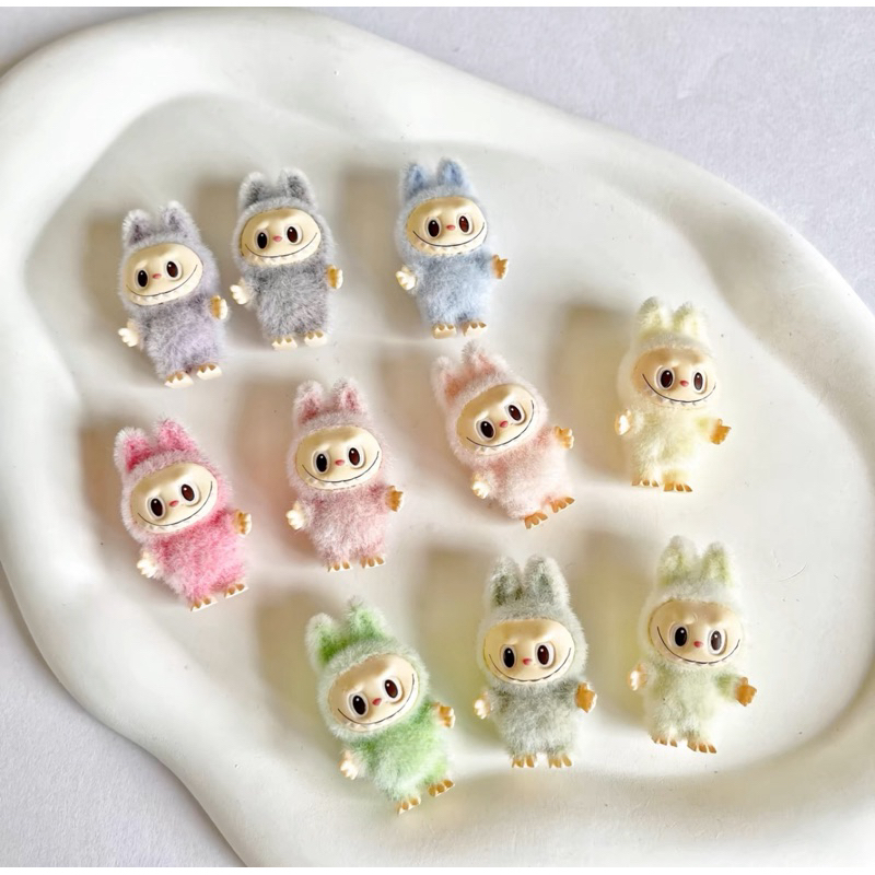 Furry Mini Labubu Dolls Set (10 pcs) | Shopee Singapore