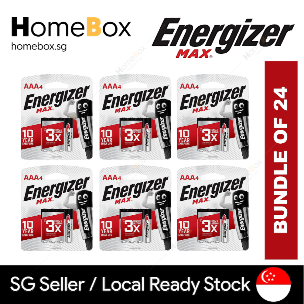 🪫 ENERGIZER 🇸🇬 [BUNDLE OF 24/48] AA/AAA MAX BATTERY | Alkaline ...