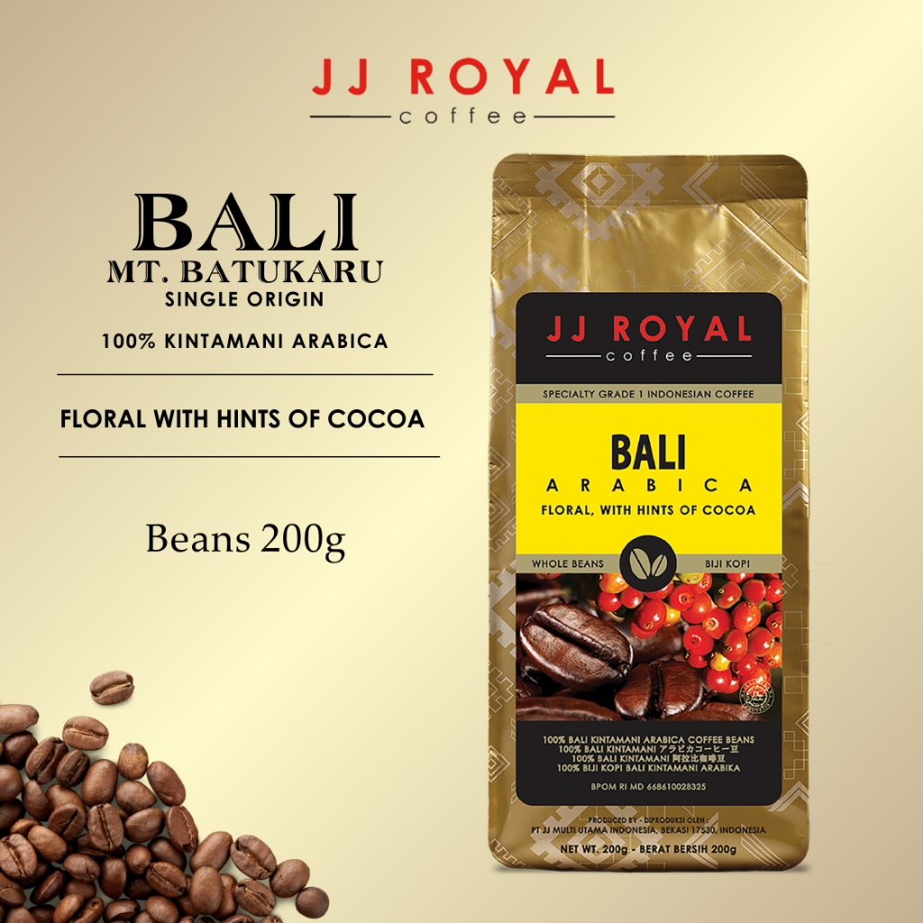 JJ Royal Coffee | Bali 100% Single Origin Kintamani Arabica Coffee ...