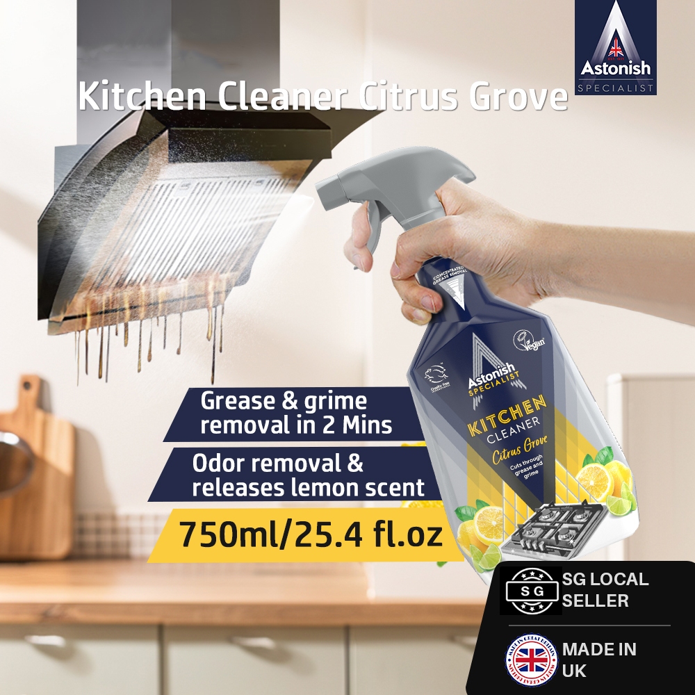 Astonish Specialist C6760 Kitchen Cleaner Citrus Grove 750ml | Shopee ...