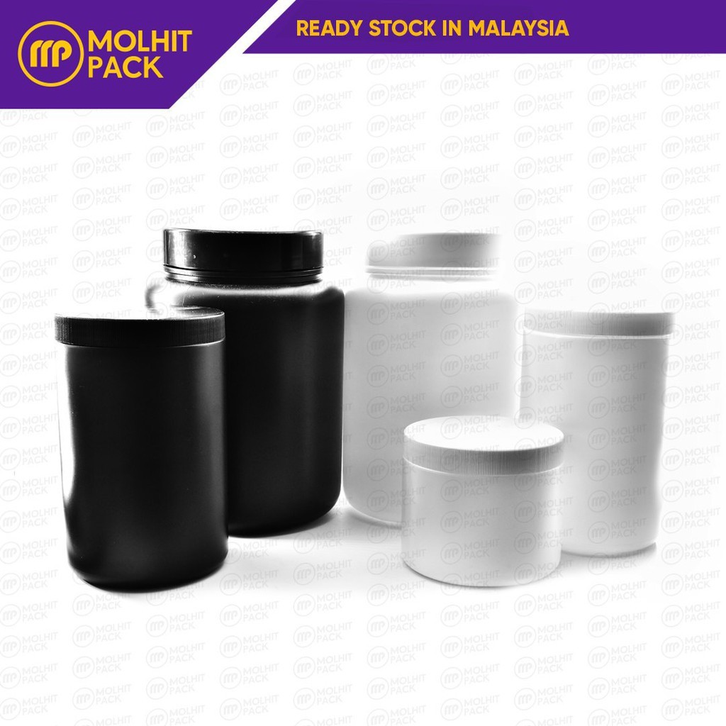 HDPE JAR CONTAINER WITH INSERT 500G 1000G 2500G (1 PCS) | Shopee Singapore