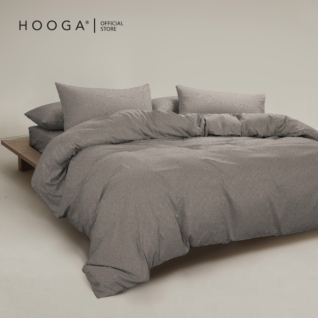 Hooga Everly 990TC Buttersoft Bedsheet Comforter Set (Orange Label ...