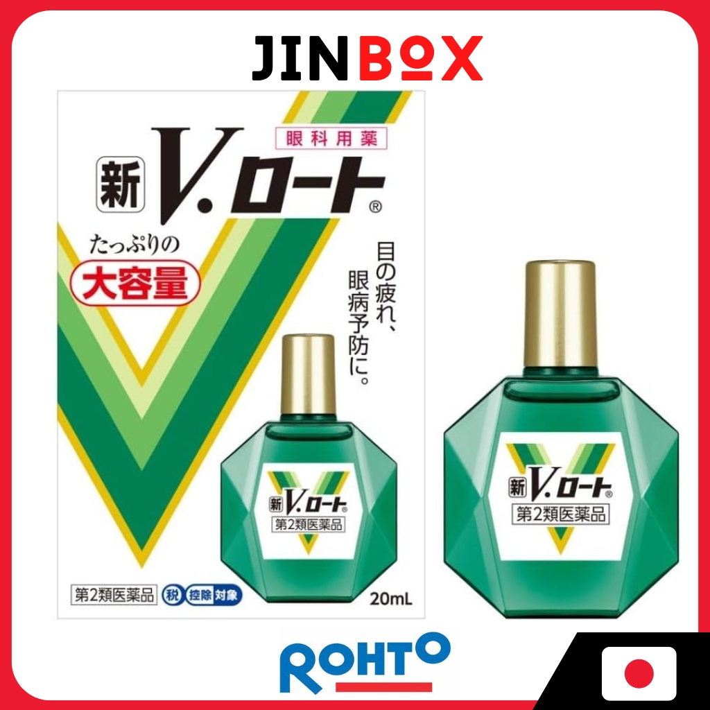 ROHTO JAPAN, New V. Rohto 13ml/20ml Eyedrops For Dry and Eye strain ...