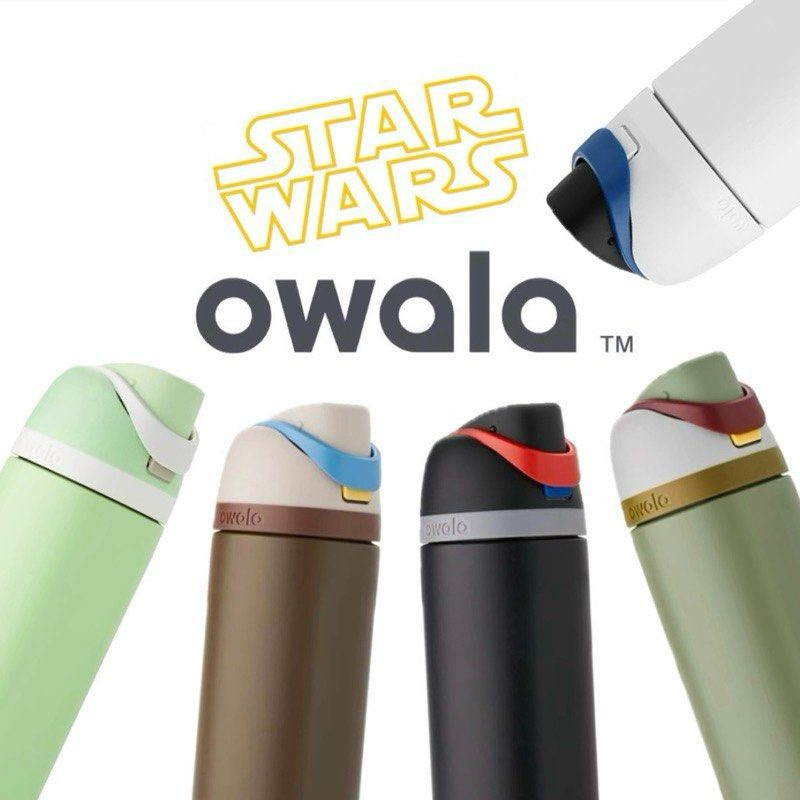 Owala Freesip Star Wars/Marvel 24oz- Darth Vader Mandalorian Boba Fett ...