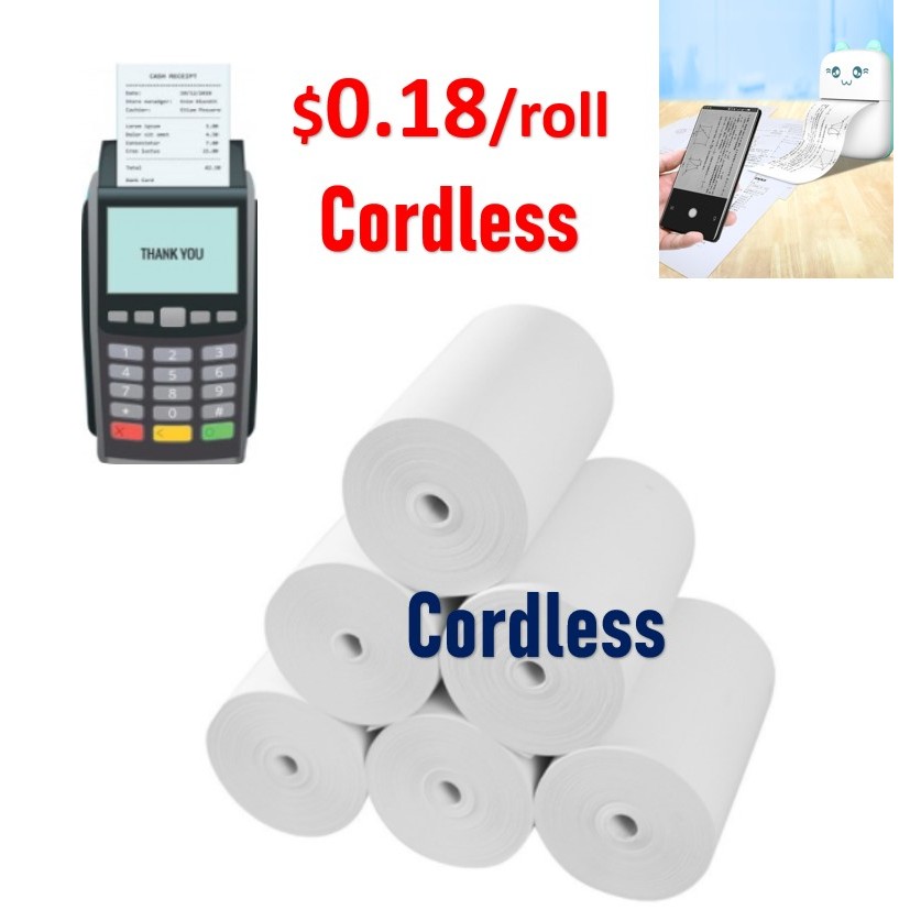 {SG} Thermal paper roll for NETS Machine receipt Mini Bluetooth Printer ...