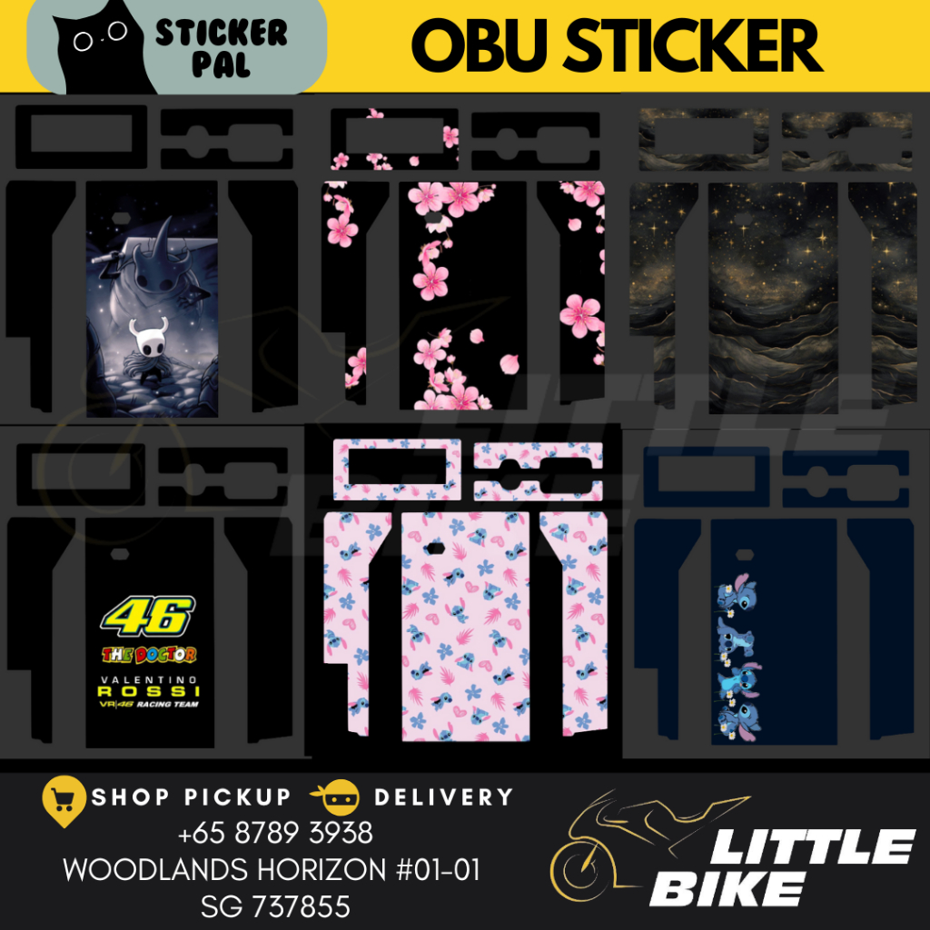 SG SELLER - (Design 71-) Custom OBU /IU design sticker decal vinyl wrap ...