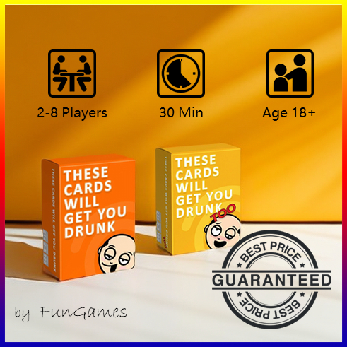 [SG STOCK] These Cards Will Get You Drunk Card Game - Perfect Drinking ...