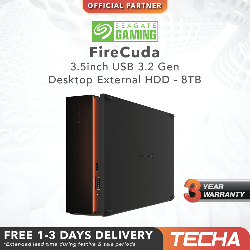 [FREE NEXT DAY] Seagate Firecuda | 3.5inch | USB 3.2 gen 1| Desktop ...