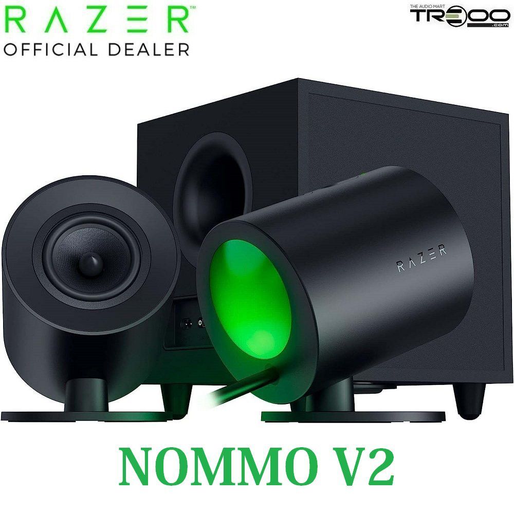 Razer Nommo V2 THX Certified 2.1 Wireless Bluetooth Desktop Speaker ...