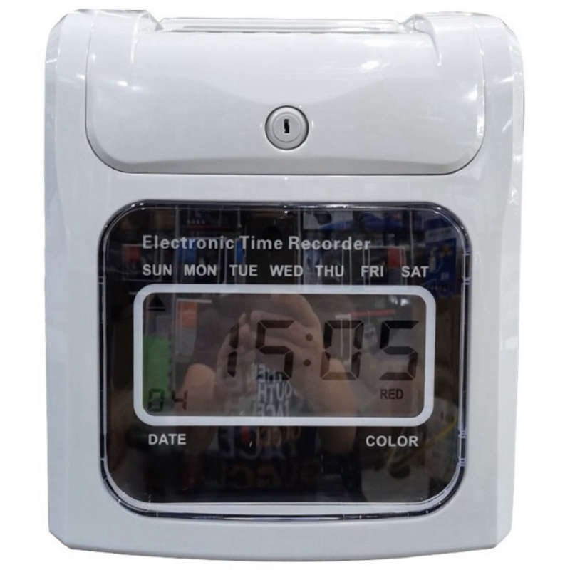 🇸🇬 Time Recorder Punch Card Machine | Full Set Attendance Time In Time ...
