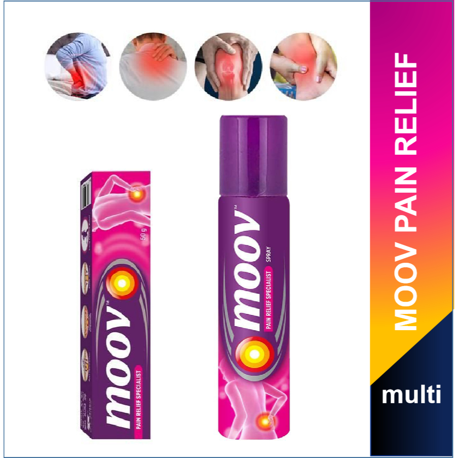 Moov Rapid Relief for Fast Relief from Pain in Muscles & Joints Cream ...