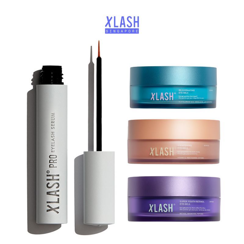 [XLASH Eyecare Set] Xlash PRO Eyelash Serum 6ml + XLASH Hydrogel Eye ...