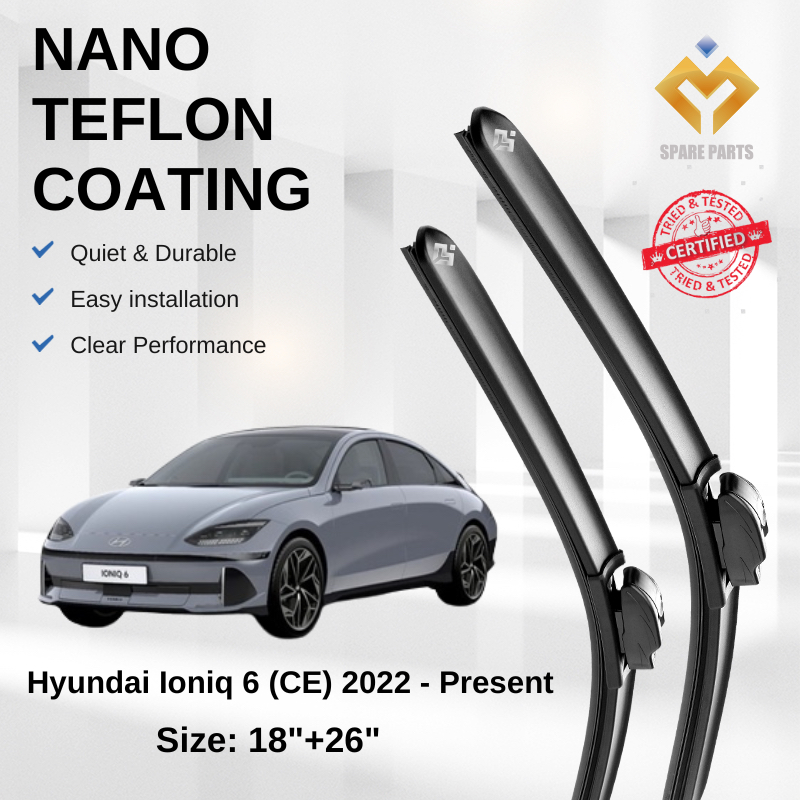 Hyundai Ioniq 6 (CE) 2022 - Present Premium Japan Tech Car Wiper ...