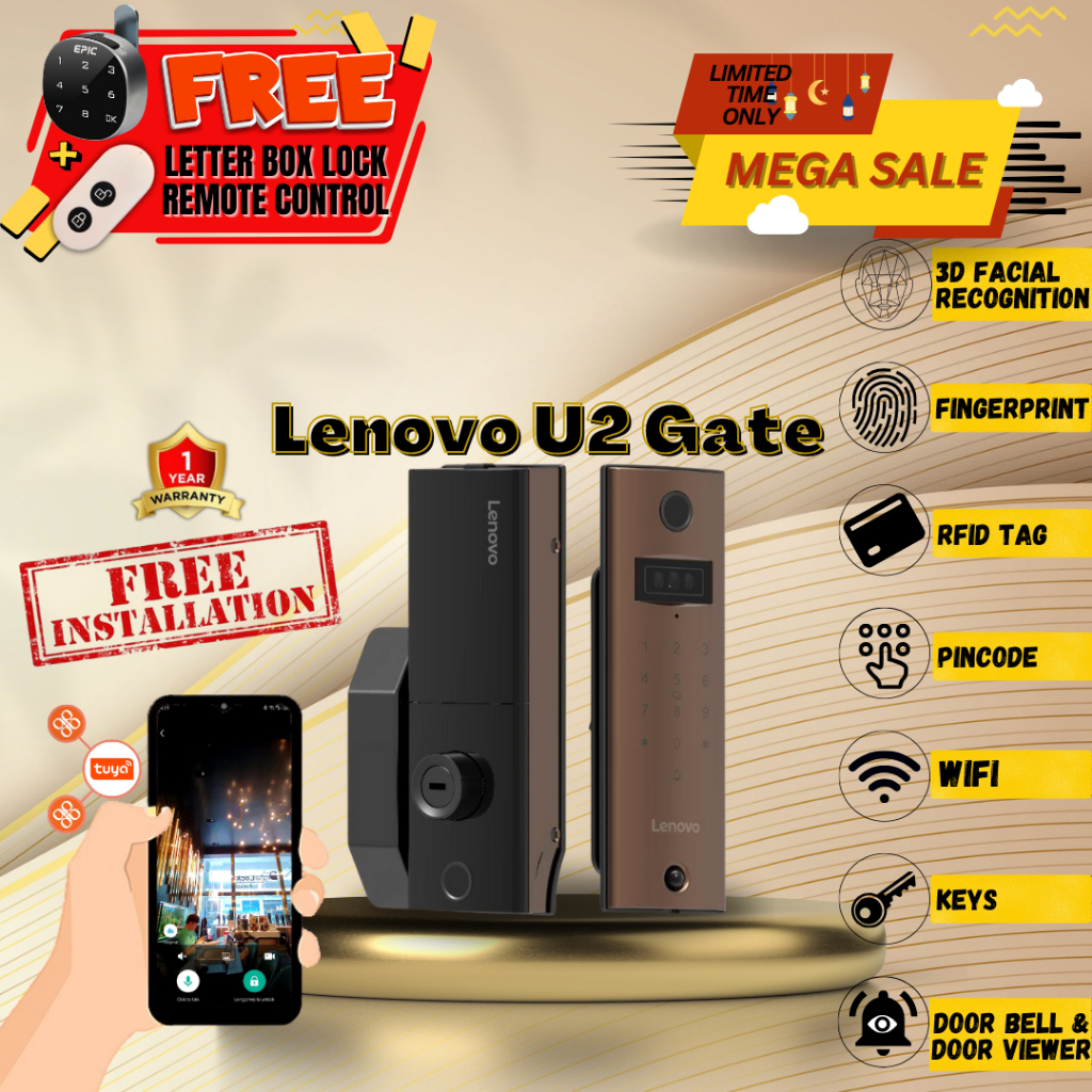 [SG BEST SELLER & SHOPEE EXCLUSIVE DEAL] LENOVO U2 FACIAL RECOGNITION ...