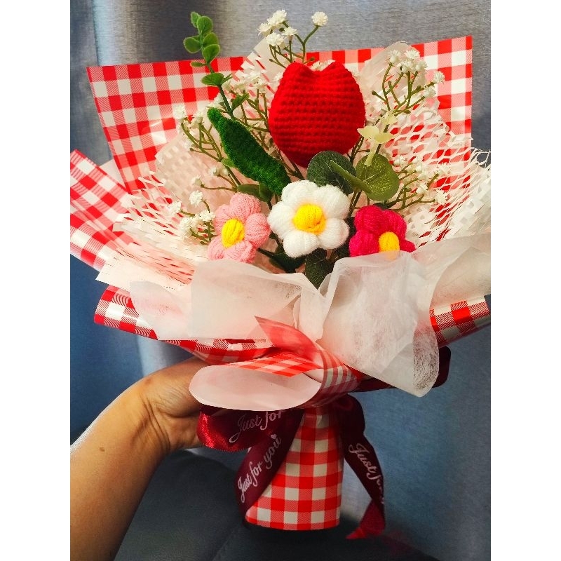 SG Seller ** Ready Made** Crochet Tulip Flower | Shopee Singapore