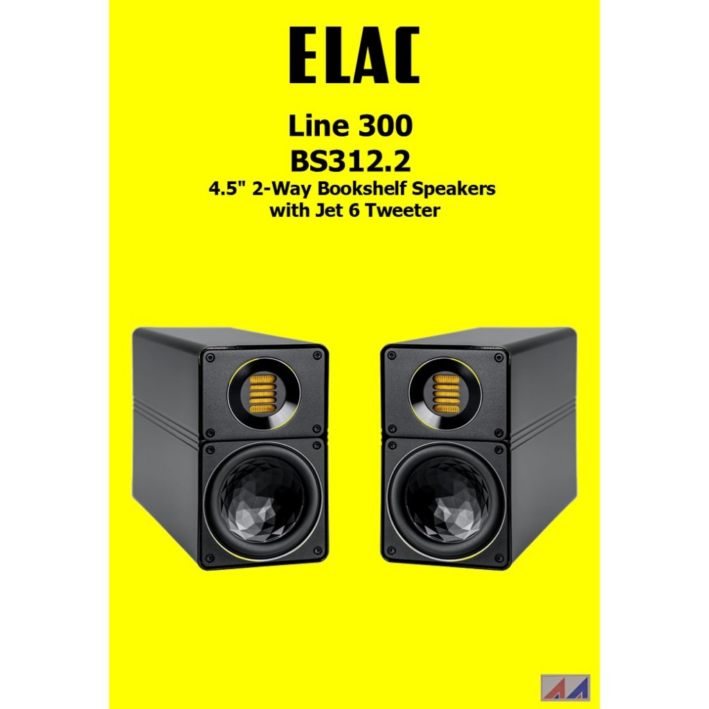 ELAC’s BS 312.2 Bookshelf Loudspeakers Feature a JET 6 AMT Tweeter(WHITE) | Shopee Singapore