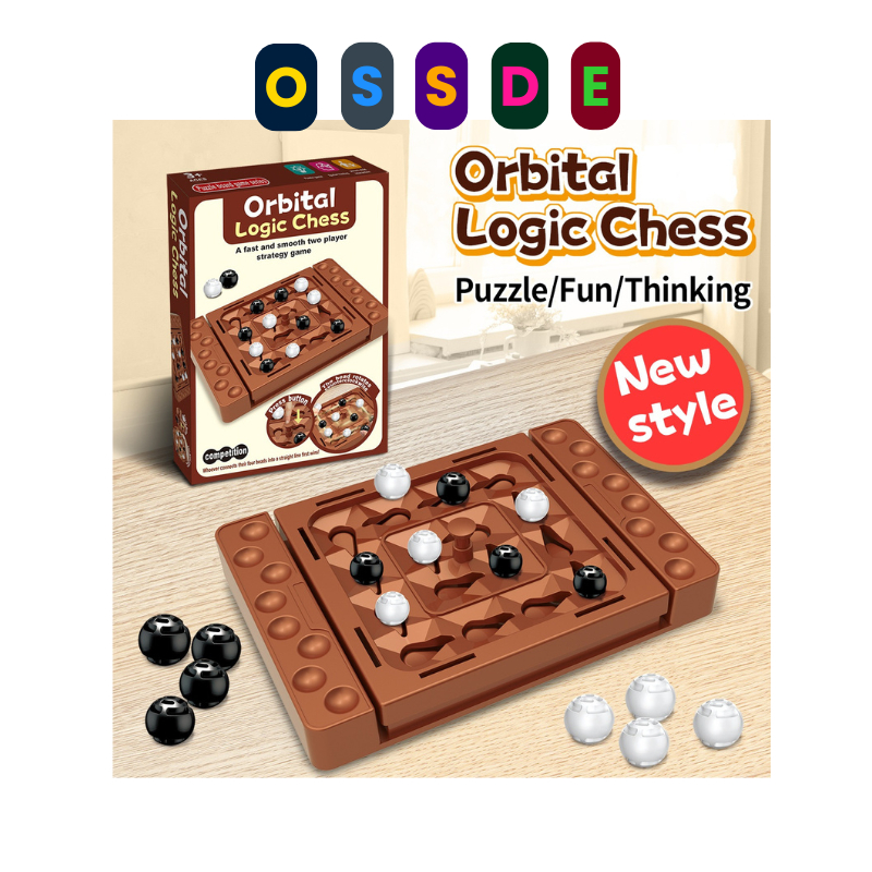 OSSDE Orbital Logic Board Game Educational Orbit Logic Chess Track for ...