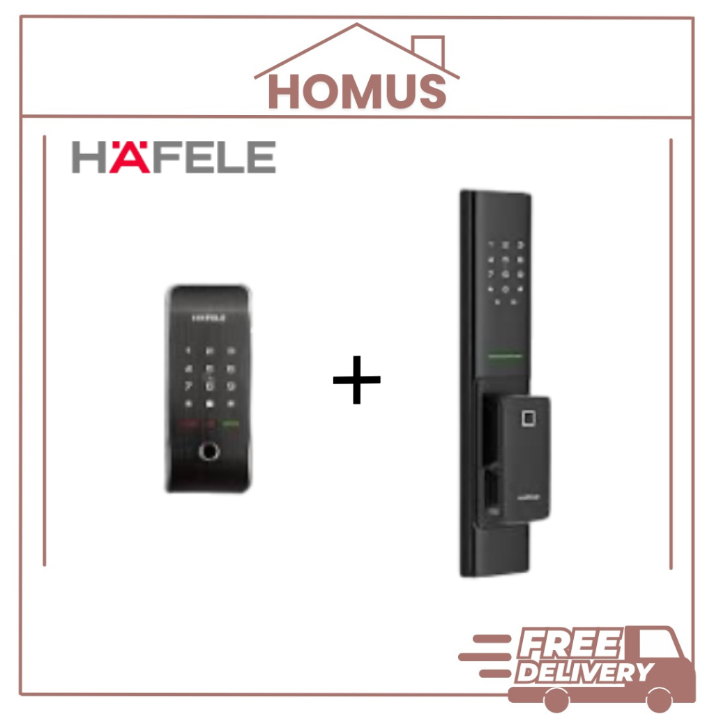 Hafele Digital Lock Bundle PP8100 + GL5700 (Gate Lock) | Shopee Singapore