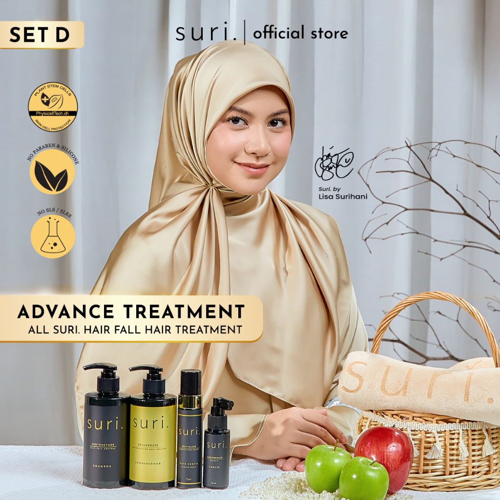 Suri Hair Fall Control Treatment Set D - Advance Set (Shampoo ...
