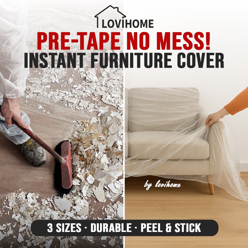 Renovation Plastic Dust Cover / Plastic Cover for Dust Protection ...