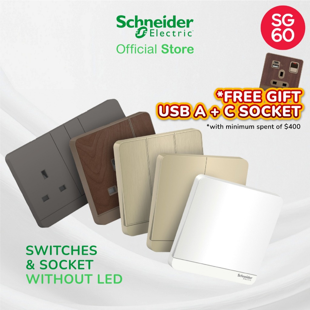 [Bulk Purchase- Minimum 20 pieces] Schneider Electric White AvatarOn ...