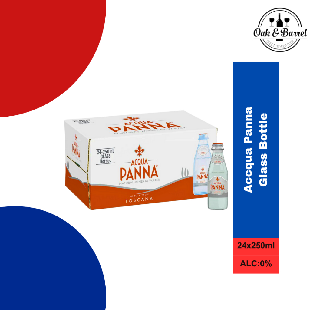 Acqua Panna Glass Bottle 24x250ml (Screw Caps) | Shopee Singapore