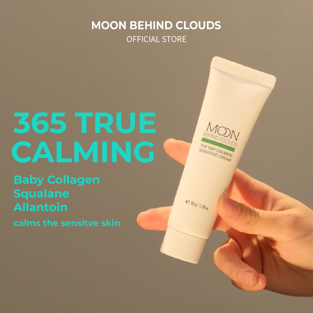 MOON BEHIND CLOUDS The Day Calming Sensitive Cream 50g | Shopee Singapore