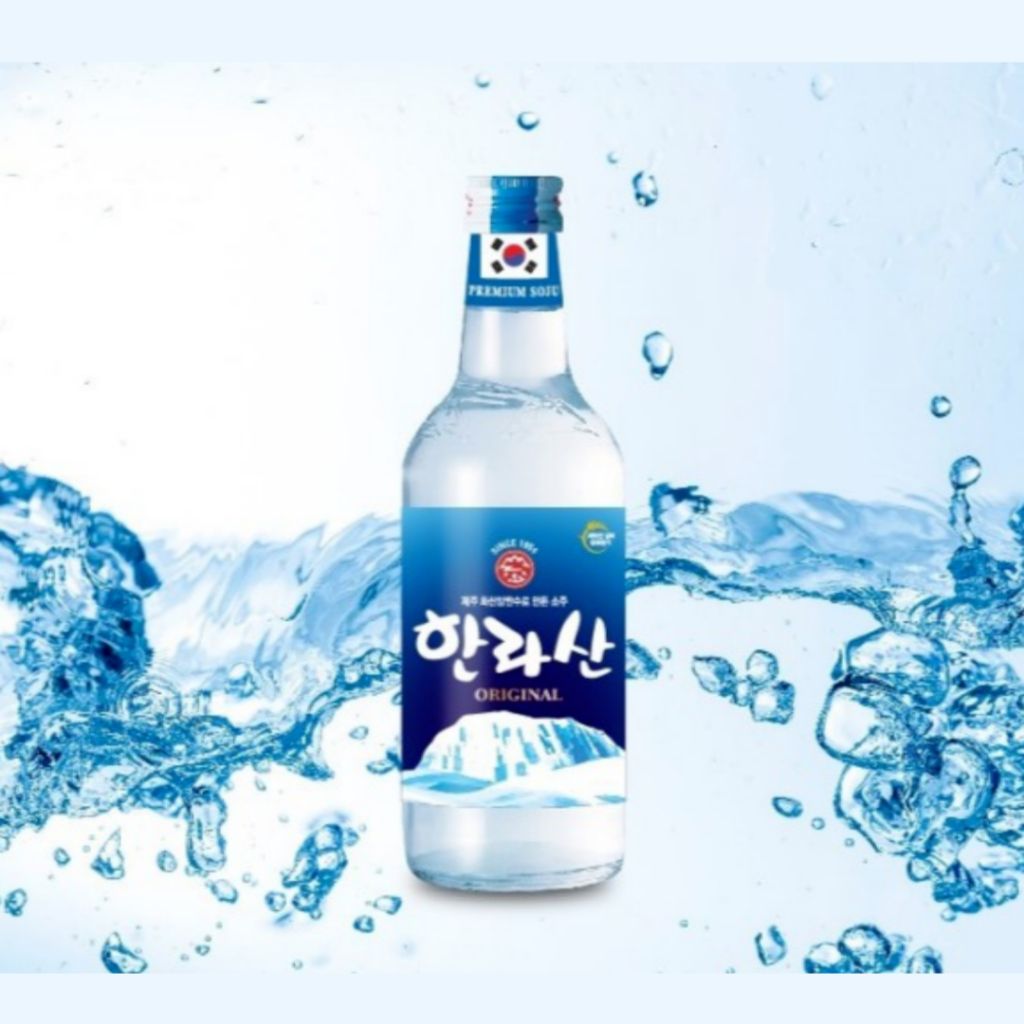 Jeju Hallasan Original Premium Soju 360ml(21% Alc)/한라산 오리지널 360ml (21% ...