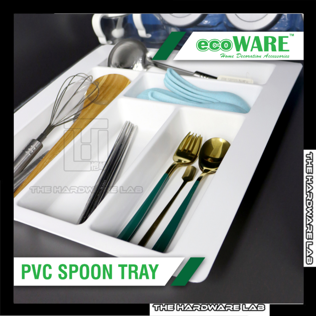 {The Hardware Lab}ecoWare PVC Spoon Tray Super White W382 x L380 x ...