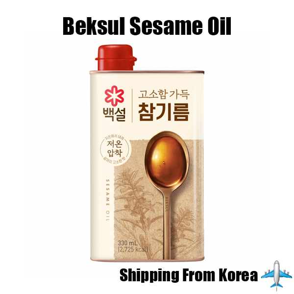 [CJ Cheiljedang] Beksul Rich and Nutty Sesame Oil 330ml Korean Food ...