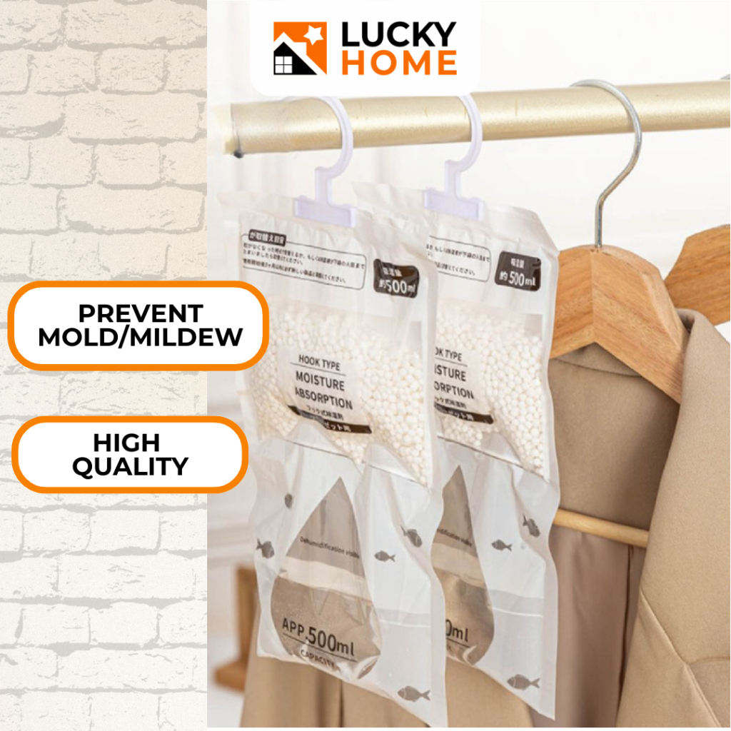 🇸🇬Lucky Home🔥Japan Dehumidifier Hanging Closet Bag Drawer Pack Moisture ...