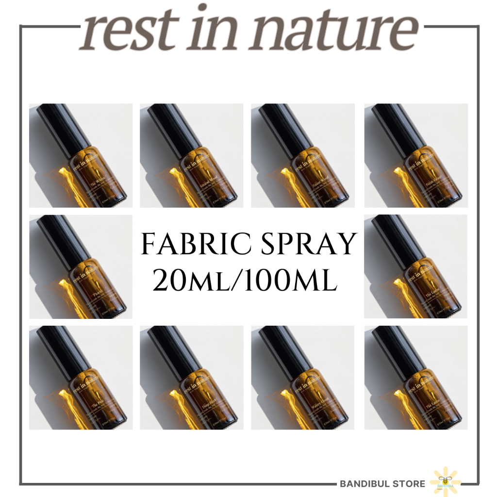 [rest in nature] Fabric spray / Room Spray / 20ml / 100ml | Shopee ...