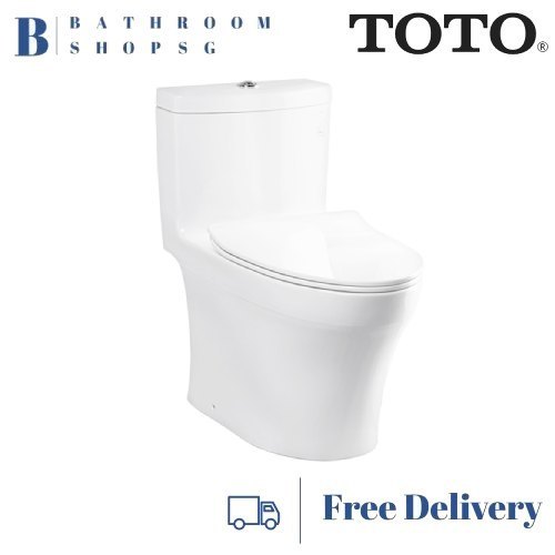 TOTO C889 One Piece Toilet Bowl | Rimless Tornado Flush Water Closet ...