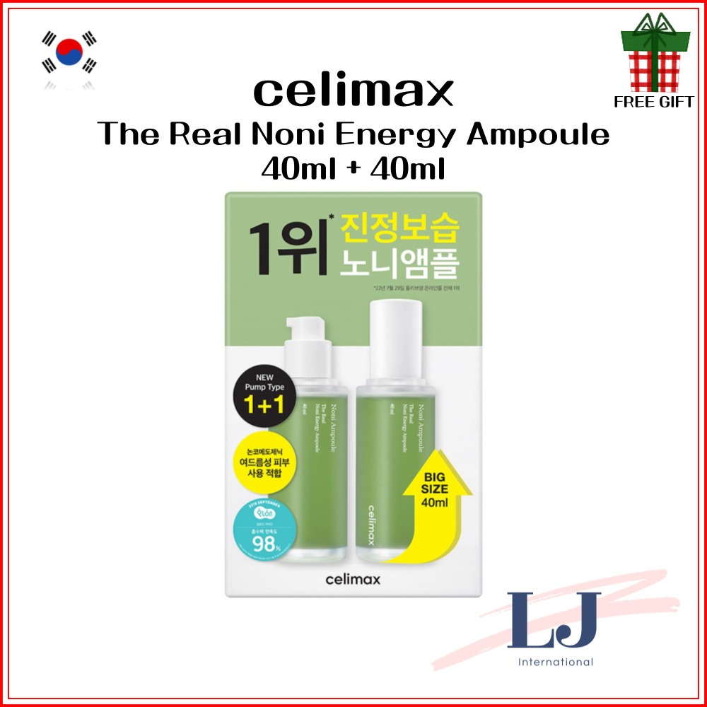 celimax The Real Noni Energy Ampoule 40ml + 40ml | Shopee Singapore