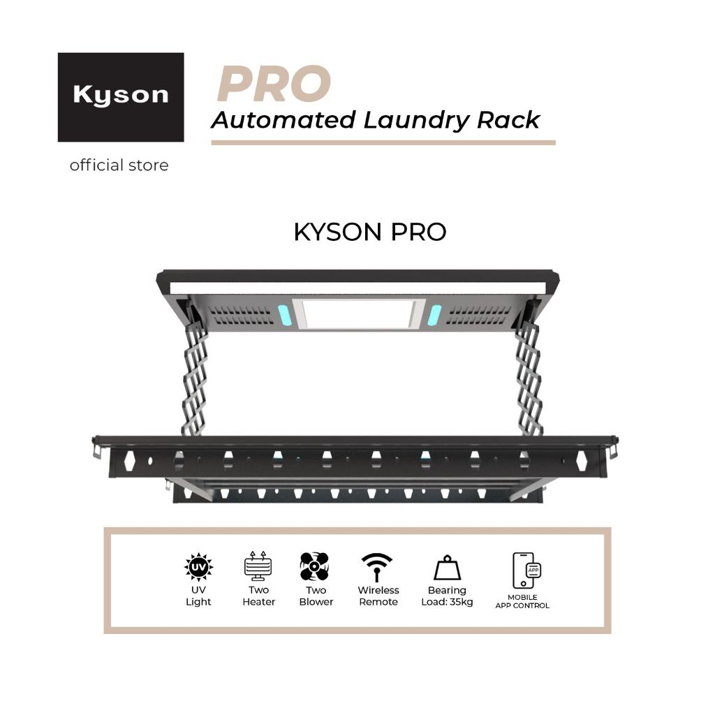 Nereos Pro - Automated Laundry Rack | Shopee Singapore
