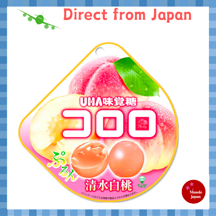 [Direct from Japan] UHA Mikakuto Kororo White Peach Gummy 40g | Shopee Singapore
