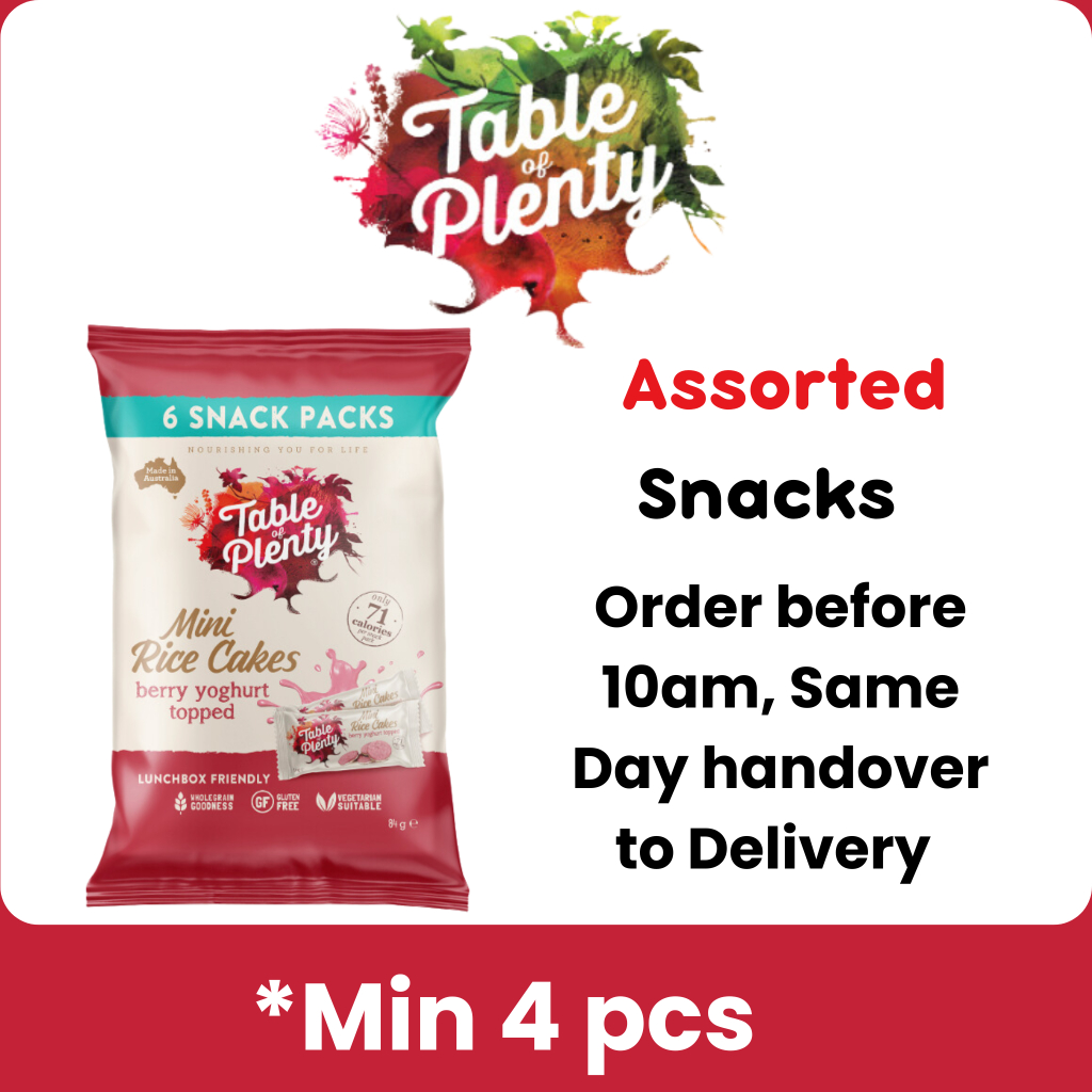 Table of Plenty Snacks (Mini Rice Cakes/ Airpopped) | Shopee Singapore
