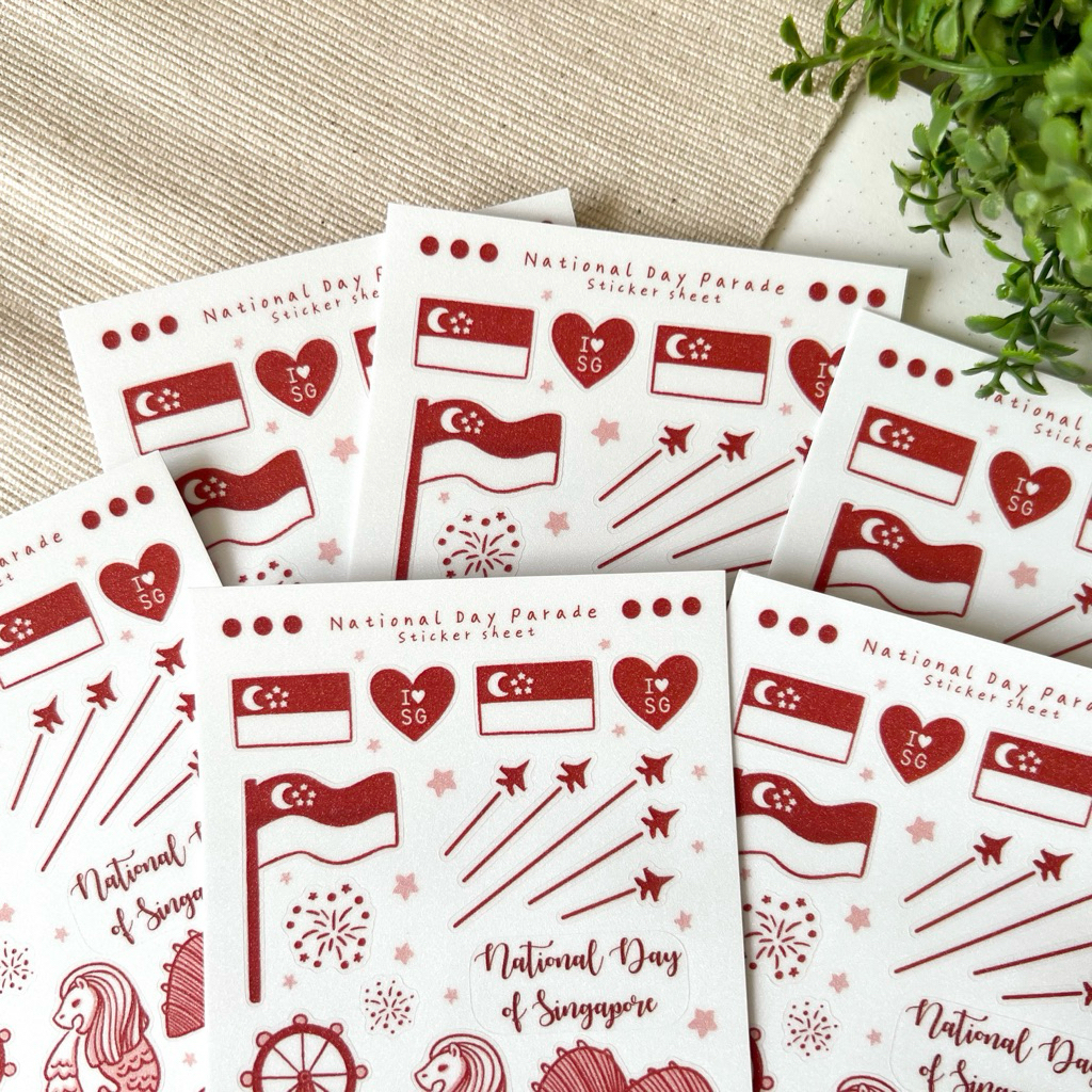 SG60 / National Day Parade / Singapore / NDP / Sticker sheet / Cute ...