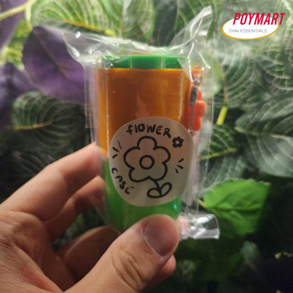 Hong Thai Nose Inhaler Flower case / casing (Green Orange) | Shopee ...