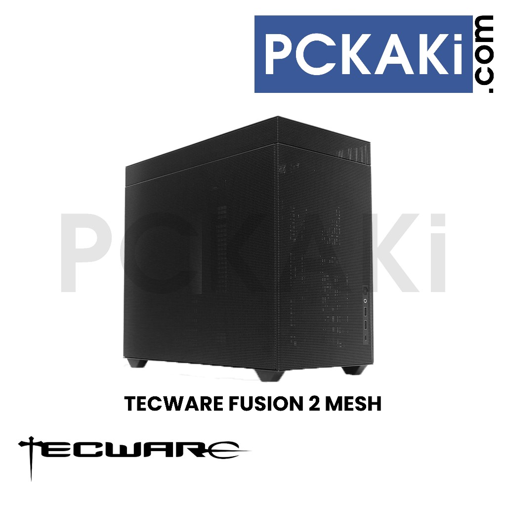 [MATX/ITX] TECWARE FUSION 2 / AIR / M2 HYBRID SFF CHASIS MESH BLACK PC ...