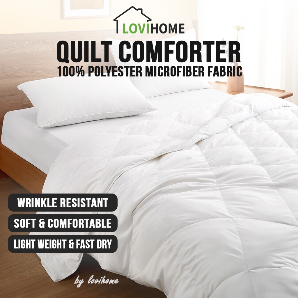 SG Premium Quilt Comforter Blanket - Extra-Soft Silky-Smooth Microfiber ...