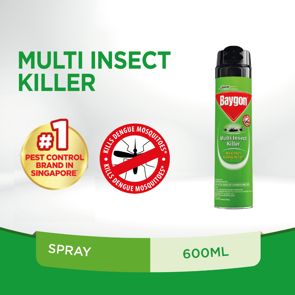 Baygon Multi Insect Killer 600ml | Shopee Singapore