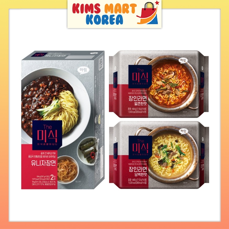 Halim The Misik Jangin Ramen Spicy Korean Food 116g x 4pcs | Shopee ...