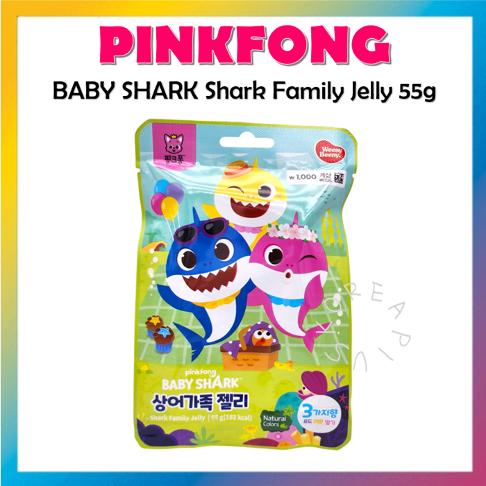 [PINKFONG] BABY SHARK Shark Family Jelly 55g | Shopee Singapore