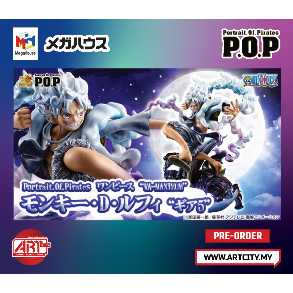 Megahouse Portrait Of Pirates Maximum One Piece Wa Max Monkey D Luffy ...